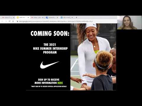 2021 Nike Summer Internship Information Session