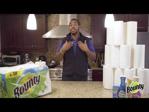 The new size of Paper Towel Roll- The new Bounty 6 Roll