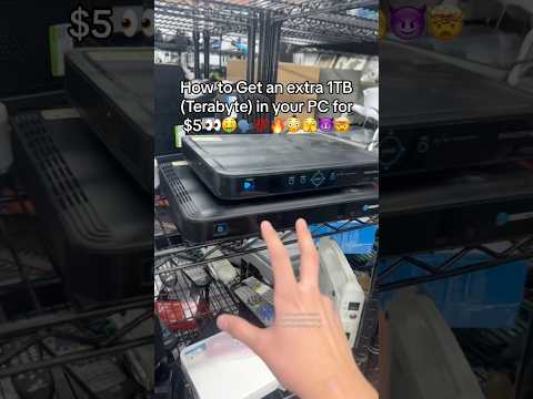 Storage doesnβt get much cheaper than this π€πΉπ―ππππ£οΈππ₯΅π₯Ά #pc #computer #techtips #thrift