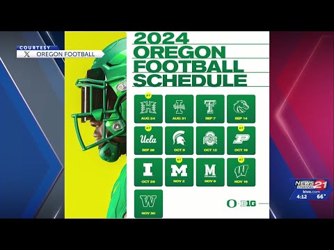 Oregon football 2024 schedule released, no rivalry game with Oregon State