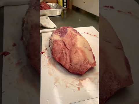 Competition brisket trim