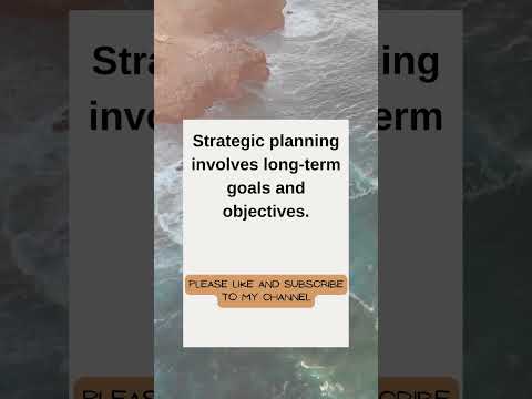 What is strategic planning| Strategic Planning|Strategic Planning concepts