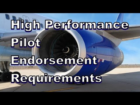 High Performance Endorsement | Learn To Fly |