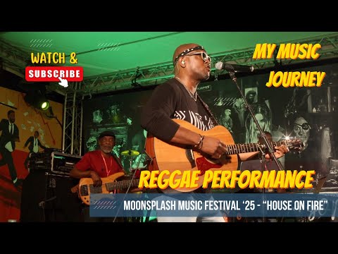 "House On Fire" Live at Moonsplash 2025 | Olaide Banks ft. Grammy-Winner Corey Stoot