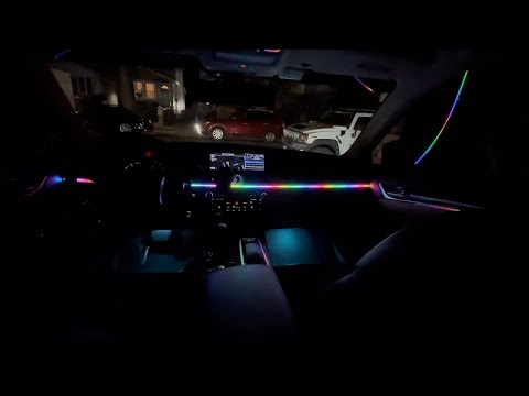 2013 Lexus GS 350 Upgraded Interior Ambiance Lights.