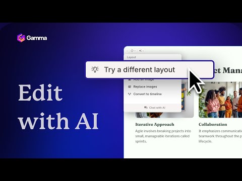 How to design and edit presentations with AI | Gamma App