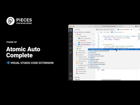 Power Tip: Atomic Auto-Complete | Visual Studio Code Extension