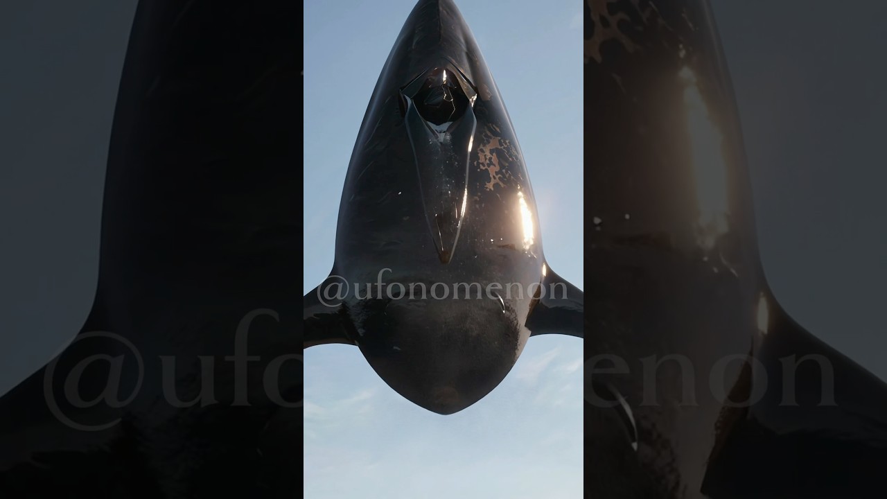 Watch what just came flying out the ocean! Is it a UFO disguised as a whale? Let me know