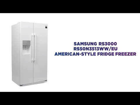 Samsung RS3000 RS50N3513WW/EU American-Style Fridge Freezer - White | Product Overview