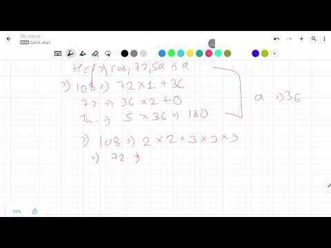 The highest common factor of 108, 72 and 5a is a. What can be the least common multiple of 108,