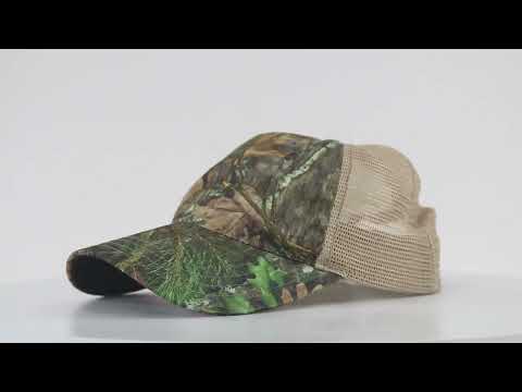 Richardson Washed Printed Trucker Cap 111P With Custom Embroidery