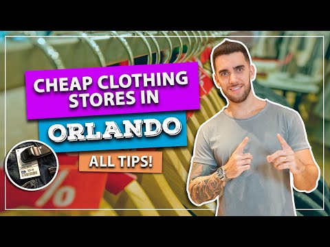 ☑️ Very cheap clothing stores in ORLANDO! And famous brands! Tommy, Nike, Gap, Guess, Diesel...
