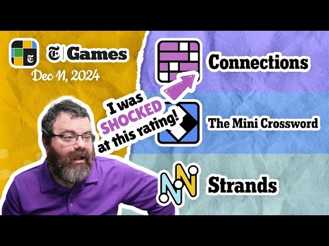 NYT Connections, Mini Crossword, and Strands | Dec 11, 2024