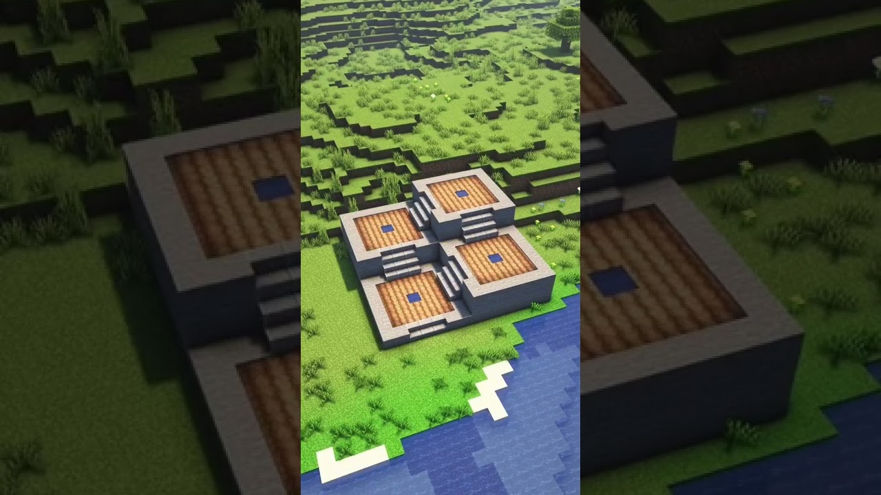 Minecraft Amazing Farm Design! #shorts #minecraft