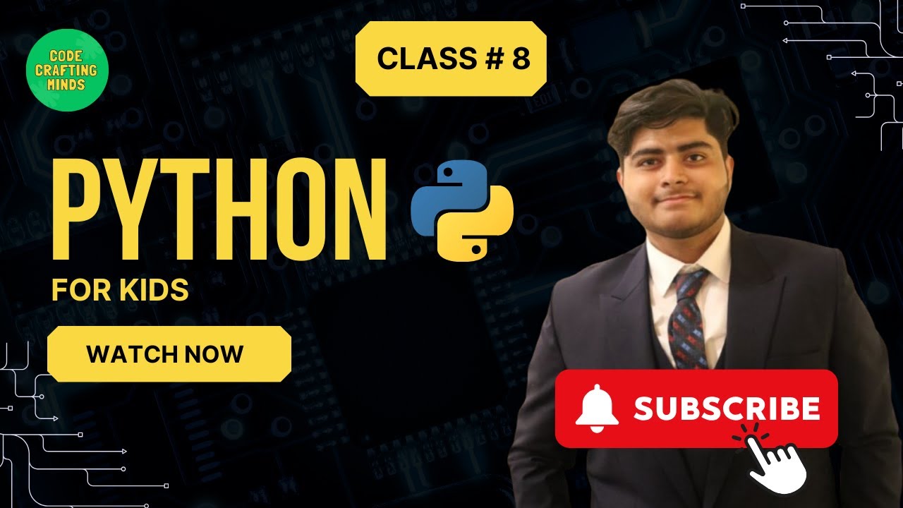 Online Python Programming for Kids - Class 8 | Learn to Code with Simple Projects