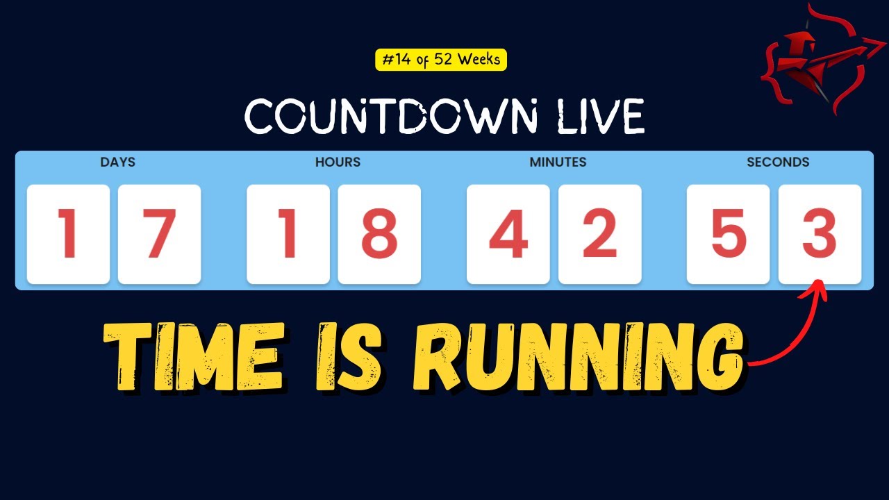Build a Countdown Timer with JavaScript (Website Launch Project)