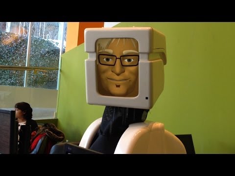 Scrabble Robot Victor Talks Trash