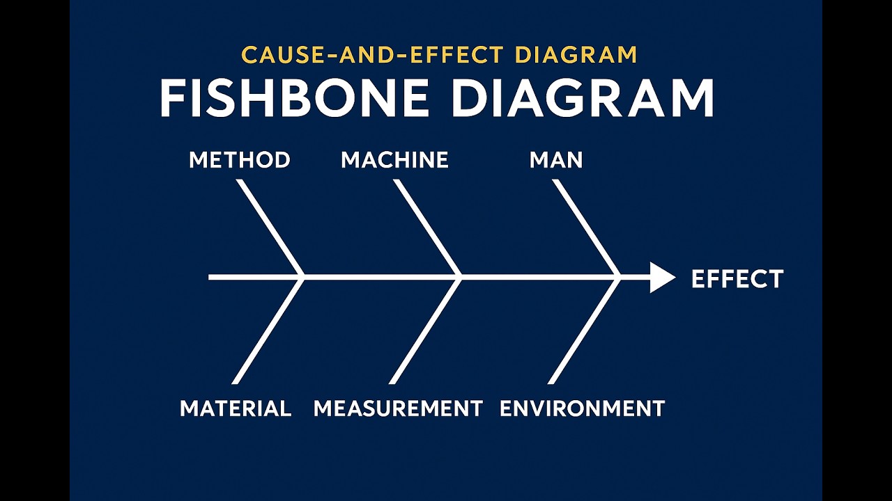 The Fishbone Diagram (Cause & Effect Tool) #quality #sixsigma #qualityassurance