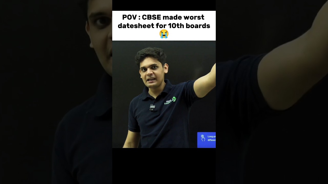 Ye datesheet hai?? 😭 | prashant kirad | #funny #datesheet2025 #cbse #boards #class10th