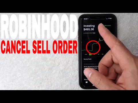✅ How To Cancel Stock Sell Order On Robinhood 🔴