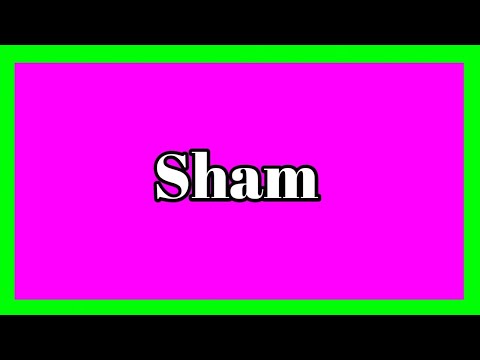 sham meaning |\ sham meaning in hindi#Dailyvocab