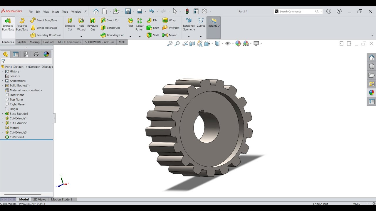 “SolidWorks Tutorial for Beginners | Full 3D Design Guide (Step-by-Step)” #solidworks #caddesign