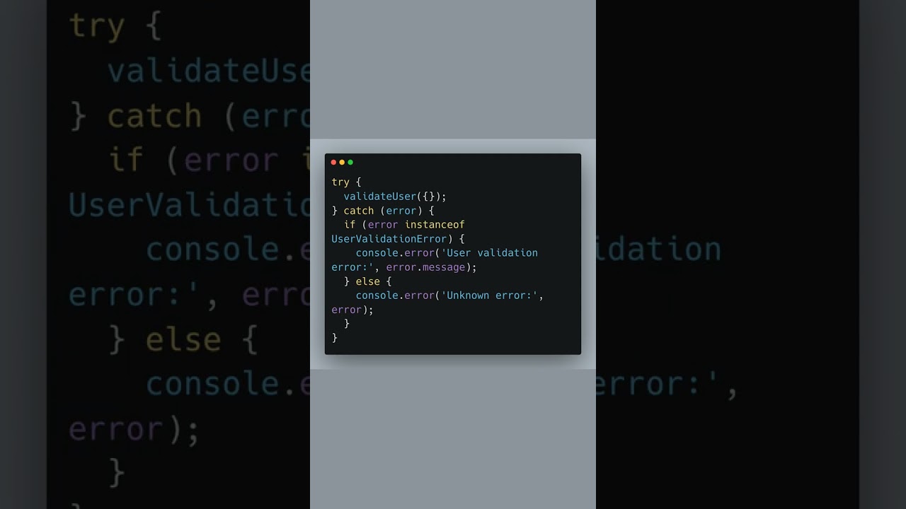 Master JavaScript Error Handling #JavaScript