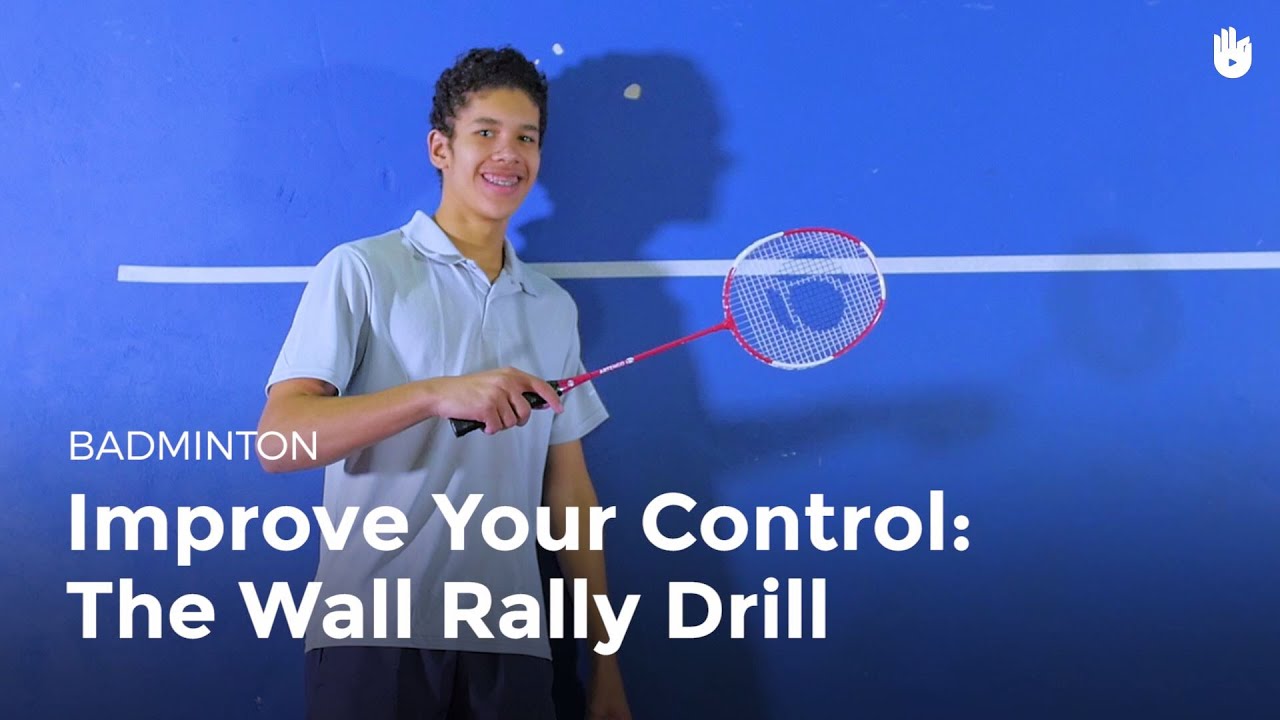The Wall Rally Drill - How to Play Badminton | Sikana