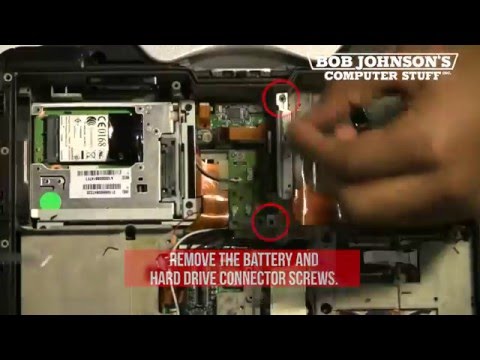 How to Remove the PCMCIA Card in a Panasonic Toughbook CF-30