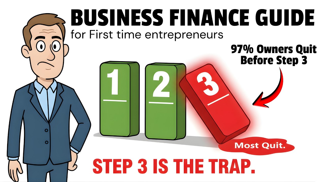 Business Finance Guide for First-Time Entrepreneurs (Most Quit at Step 3)