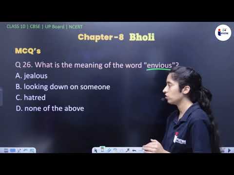 What is the meaning of the word "envious"?