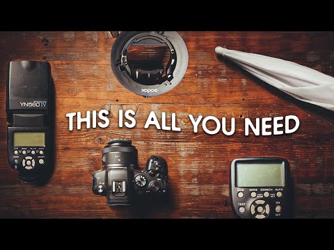 BUDGET OFF CAMERA FLASH SETUP FOR BEGINNERS // YONGNUO YN560 IV Wireless Flash