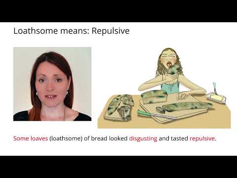 Remember Meaning Of Loathsome Using Pictures and Mnemonics