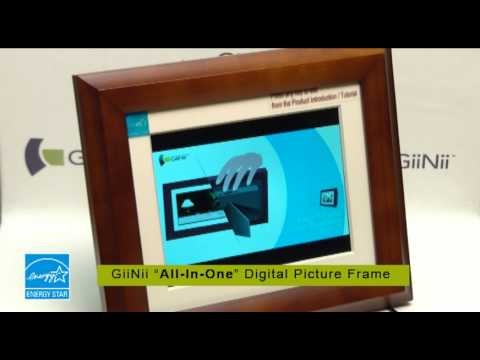 GiiNii All-In-One Digital Picture Frame - How to Use