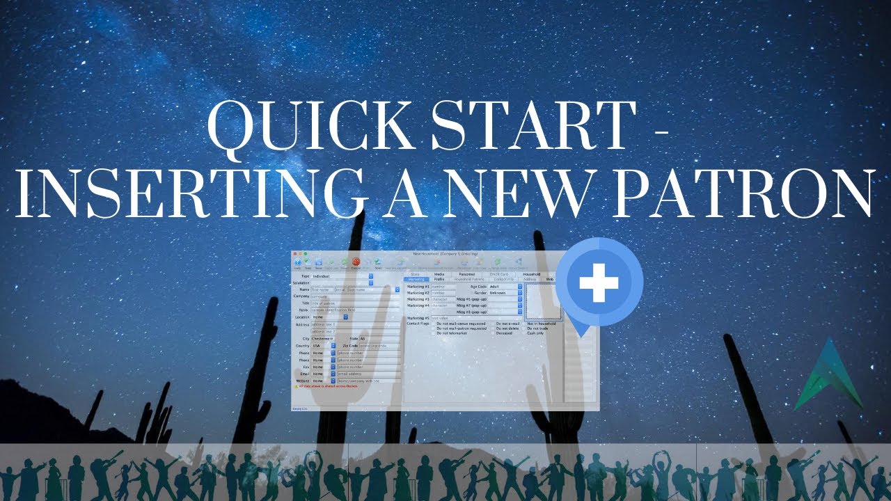 Quick Start | Inserting A New Patron