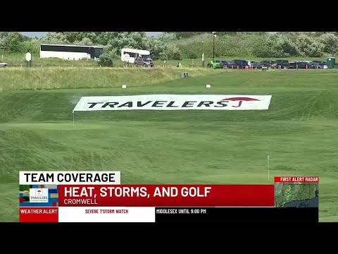 Heat, storms, and golf rule the day at the Travelers Championship