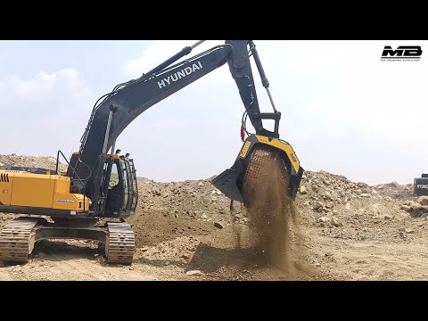 SEGREGATE AND WASH NATURAL MATERIALS WITH THE MB-S18 SCREENING BUCKET