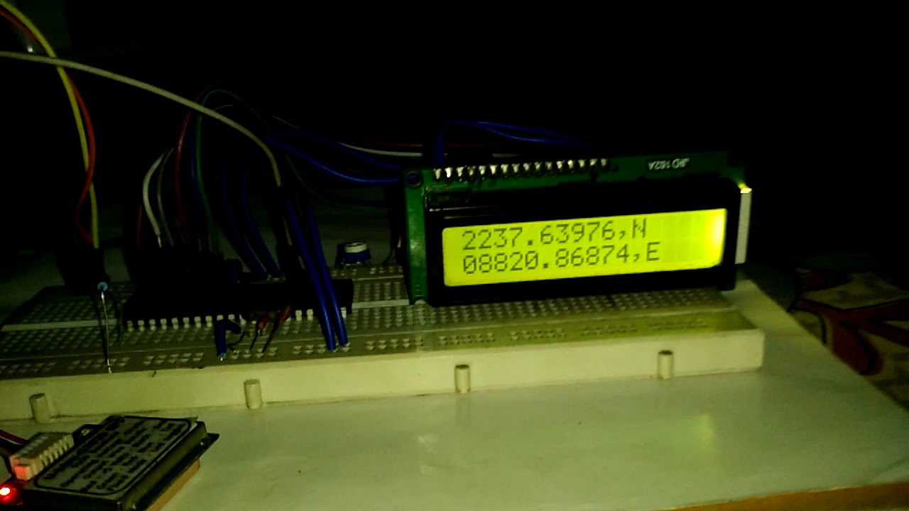 GPS Interfacing with PIC Microcontroller