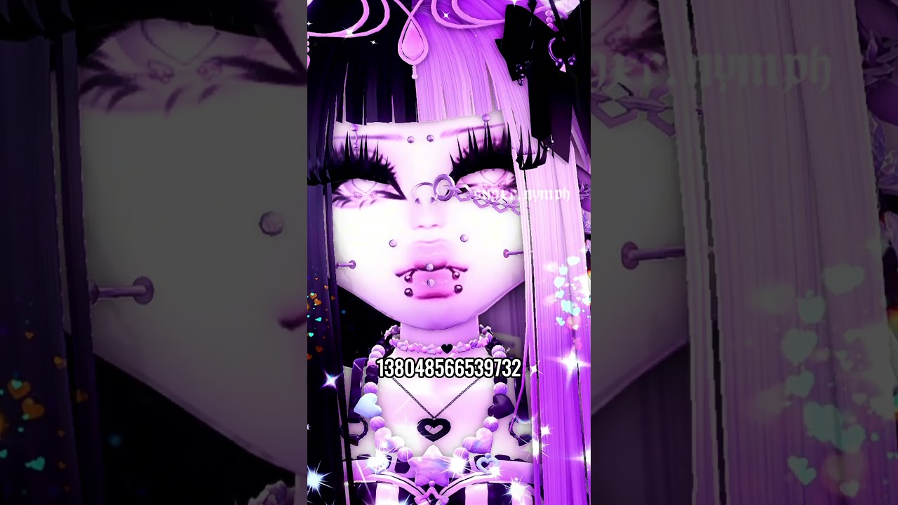 eye shine and bubblegum decals ! ib: @KyameronRBLX  #roblox #royalehighcontent