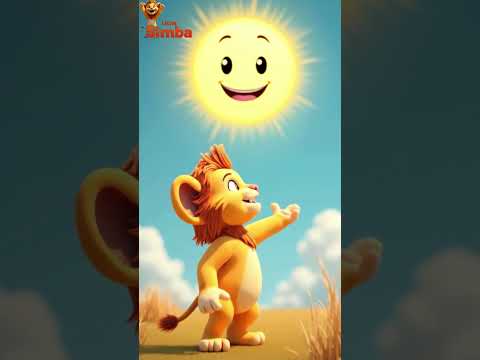 Color Song with little Simba 🌈 | Learn Colors for Kids #shorts #colorlearning