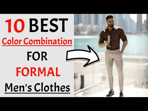 10 BEST Color Combinations For Formal Men's Clothes 2025 | BEST Formal Dress Colors Combos For Men!