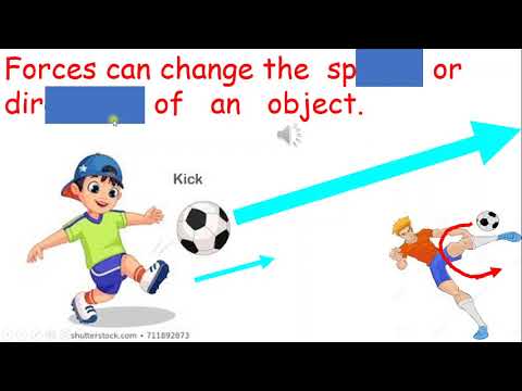FORCES CAUSE MOTION, BALANCED & UNBALANCED FORCES, CONTACT & NONCONTACT FORCES, INERTIA science kids