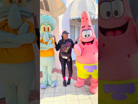 The Quest for SpongeBob: Finding Patrick & Squidward at Universal Studios #universalstudios #2025