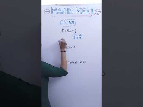 Factorisation Method | Factorise Trick | Class 8,9,10 Factor | #shorts #mathstrick
