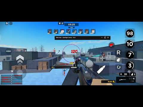 ROBLOX GUNFIGHT ARENA SCRIPT D8RK HUB #hack #roblox #bypass_frp