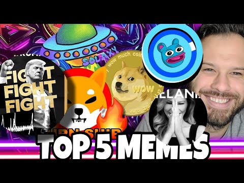 These Are The Top 5 Meme Coins To Buy Now As Prices Are Exploding Higher!