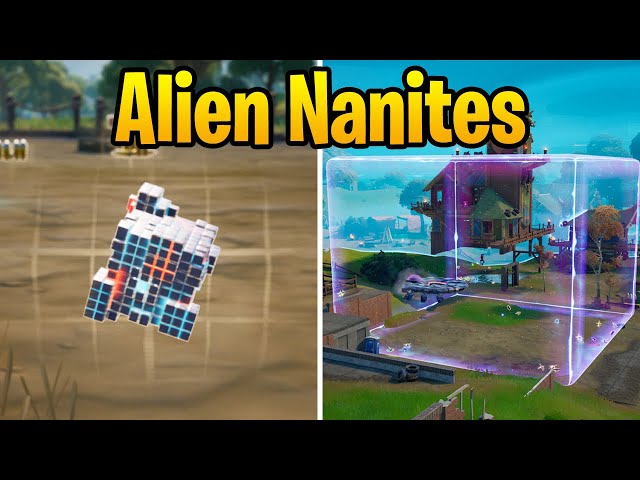 Alien Nanites in Fortnite: Spawn location, crafting recipes, and other ...