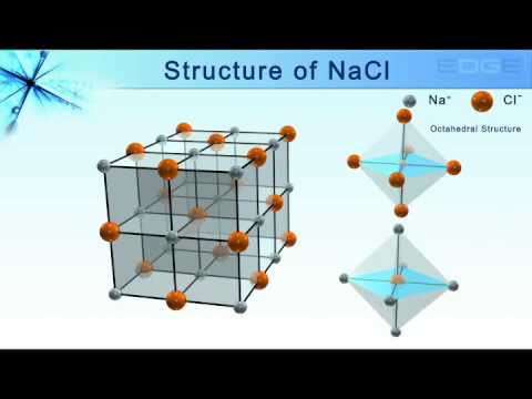 EDGE : Structure of NaCl - The Solid State, Chemistry, Class 12 Video ...