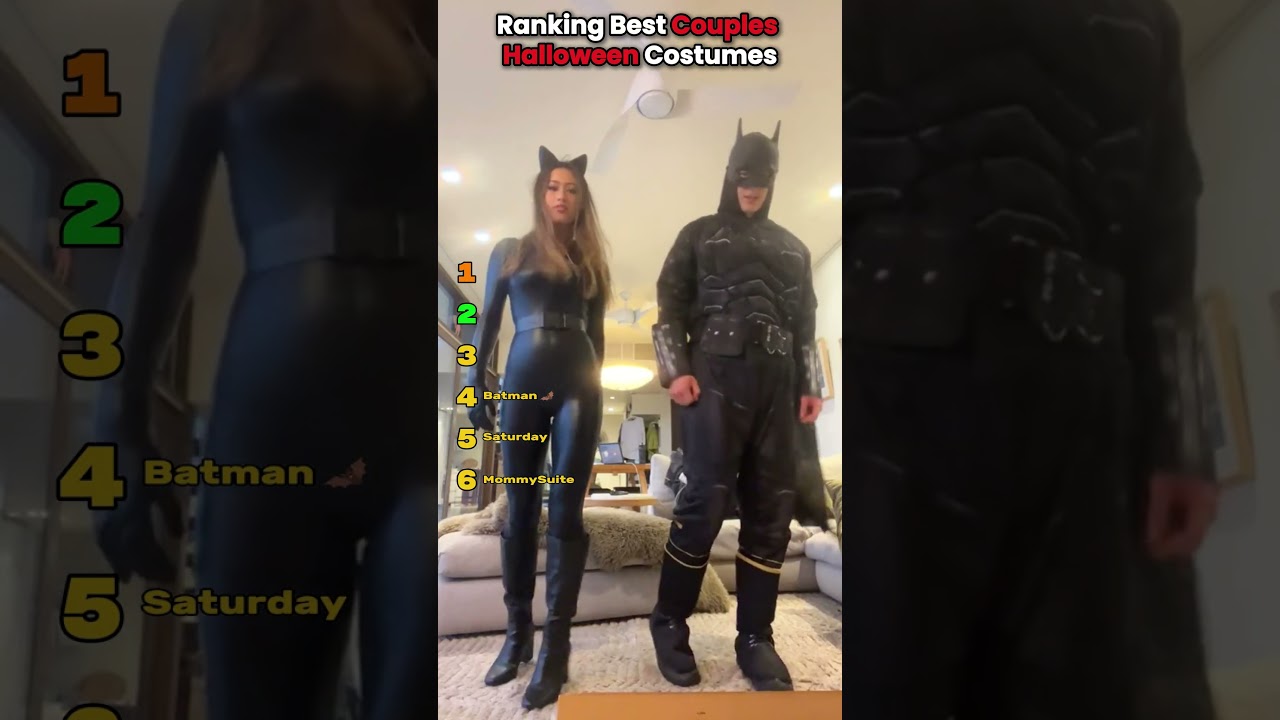 Ranking the Best Couples' Halloween Costumes #shorts #costume #couple