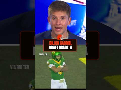 Mike Renner gives the Browns an A for drafting Dillon Gabriel #shorts